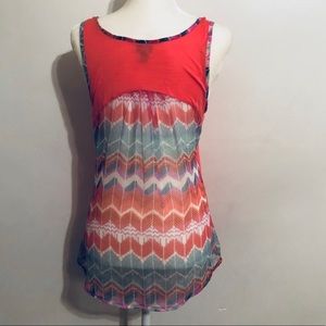 Vanity | Tops | Pocket Tank With Back Design | Poshmark